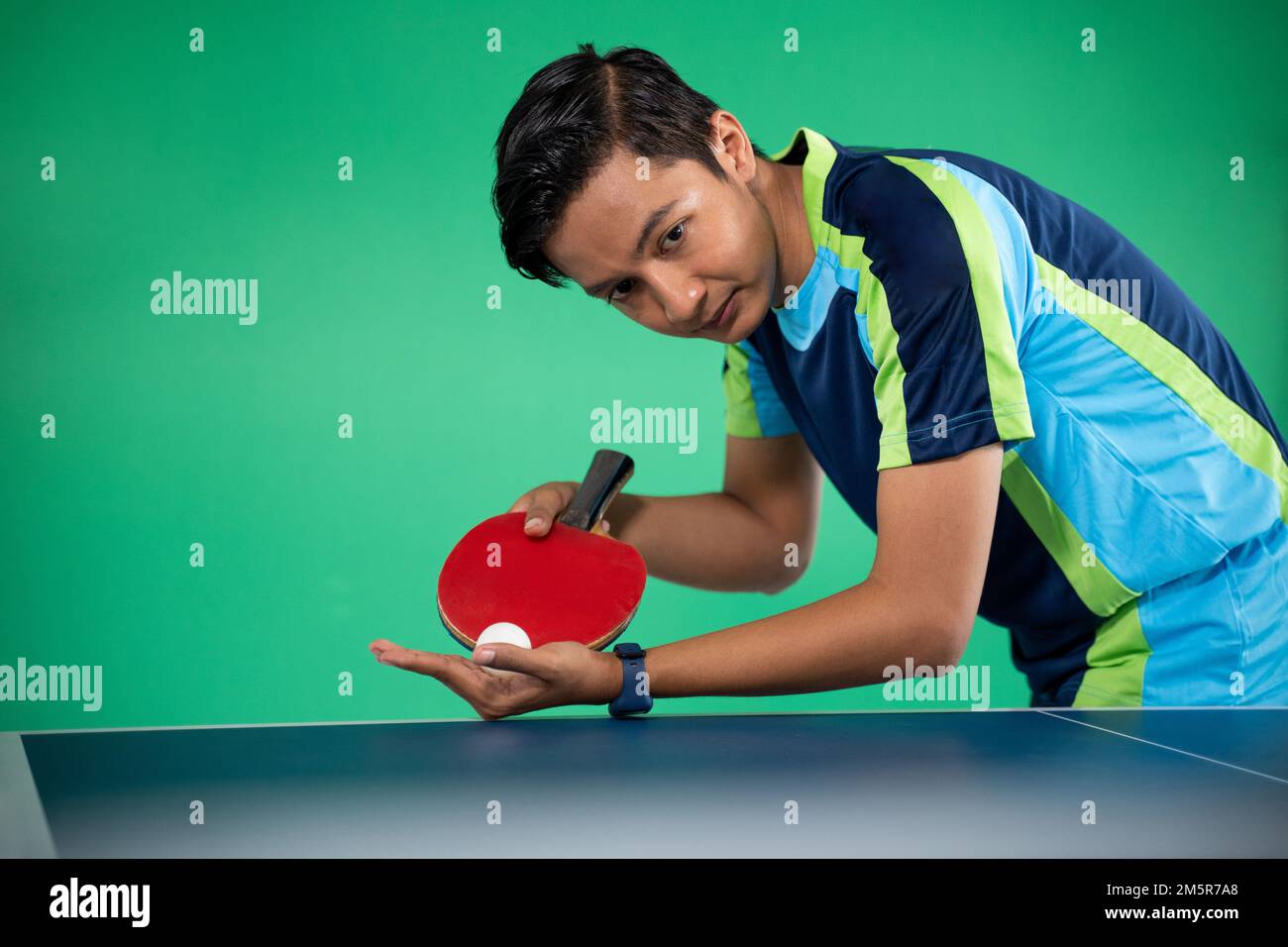 Most people playing a single game of pong hi-res stock photography and ...