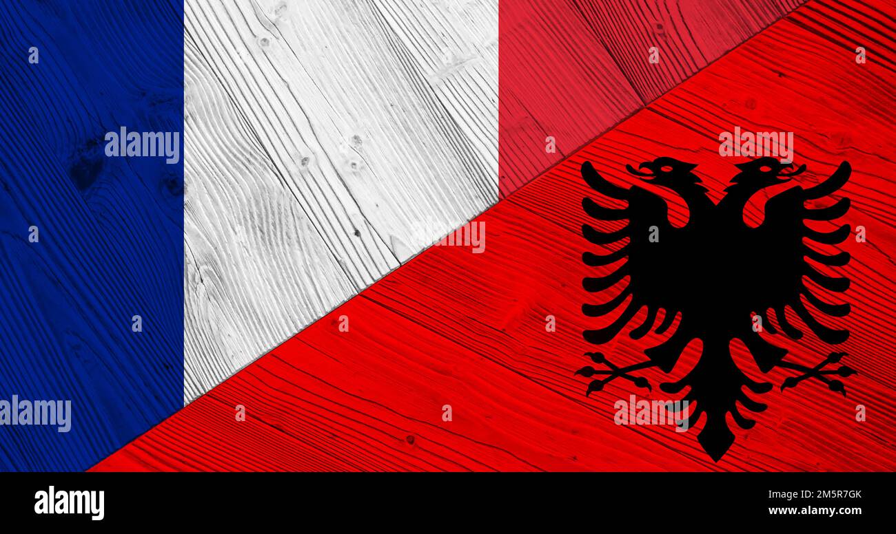 European union albania flag hi-res stock photography and images - Alamy