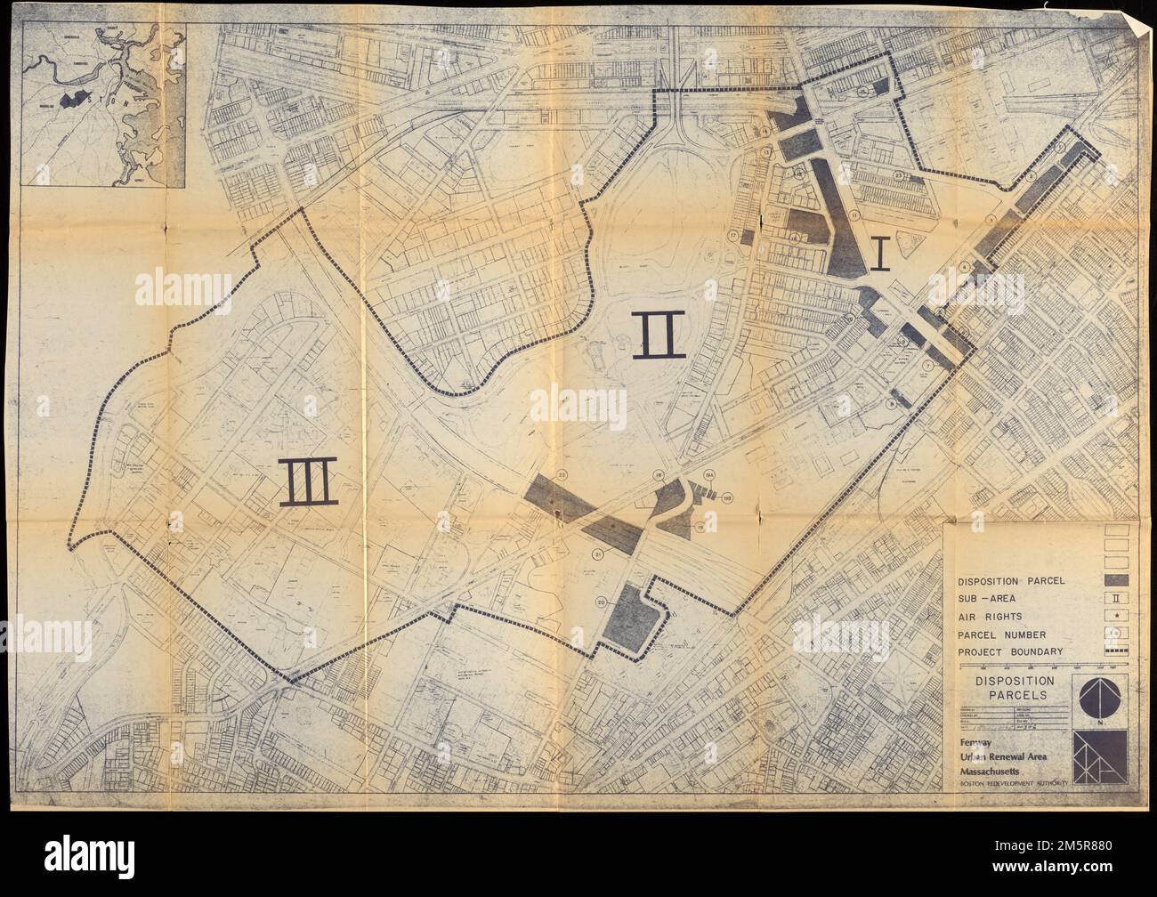Fenway urban renewal area Massachusetts : disposition parcels. Inset ...