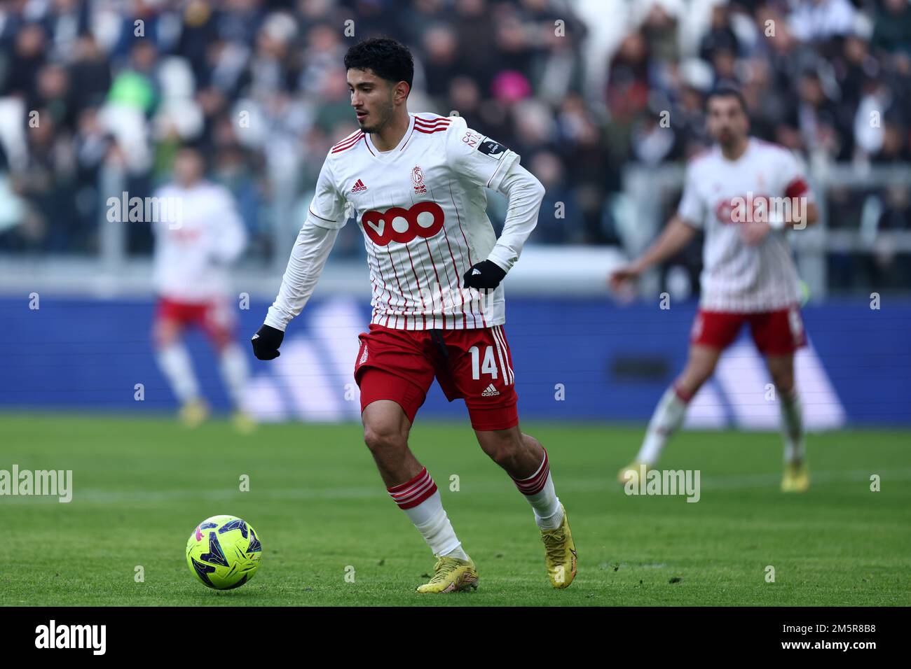 Steven Alzate of Standard de Liege in action during the friendly ...