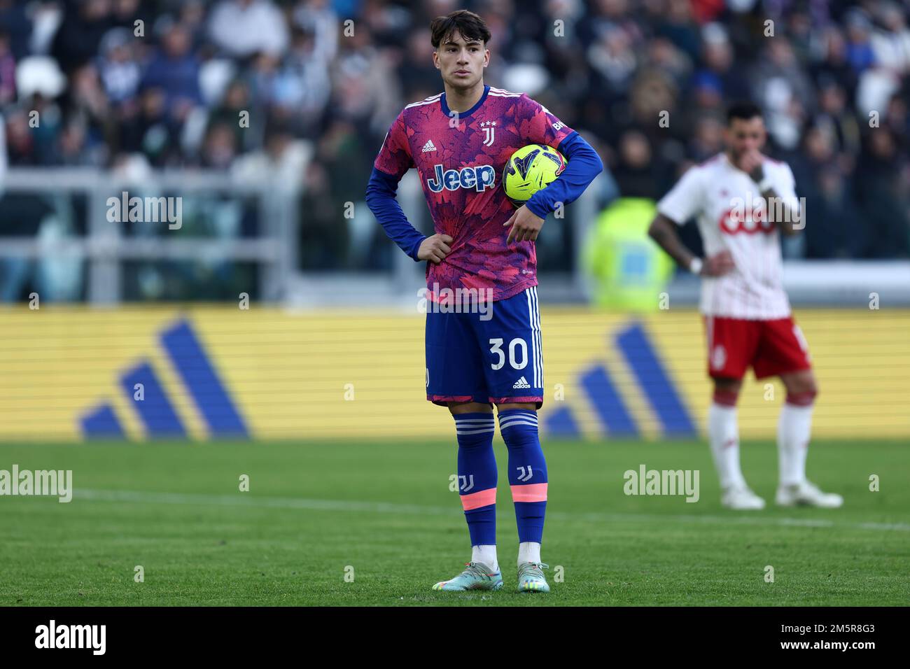 Matias Soule of Juventus Fc looks on during the friendly football match ...