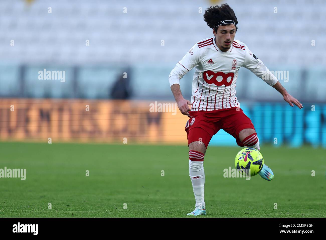 Cihan Canak of Standard de Liege in action during the friendly football ...