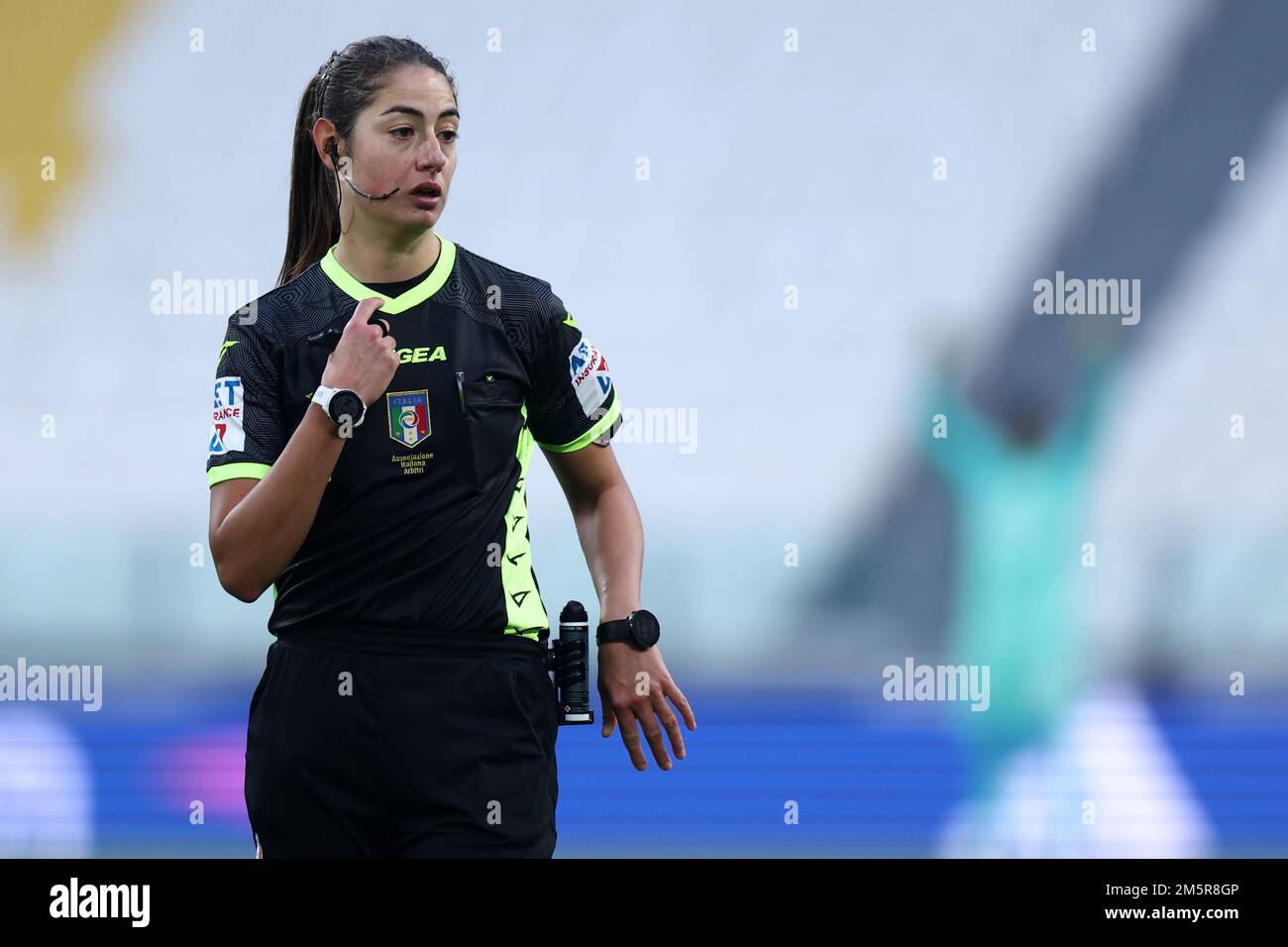 Maria Sole Ferrieri Caputi , official referee, looks on during the ...