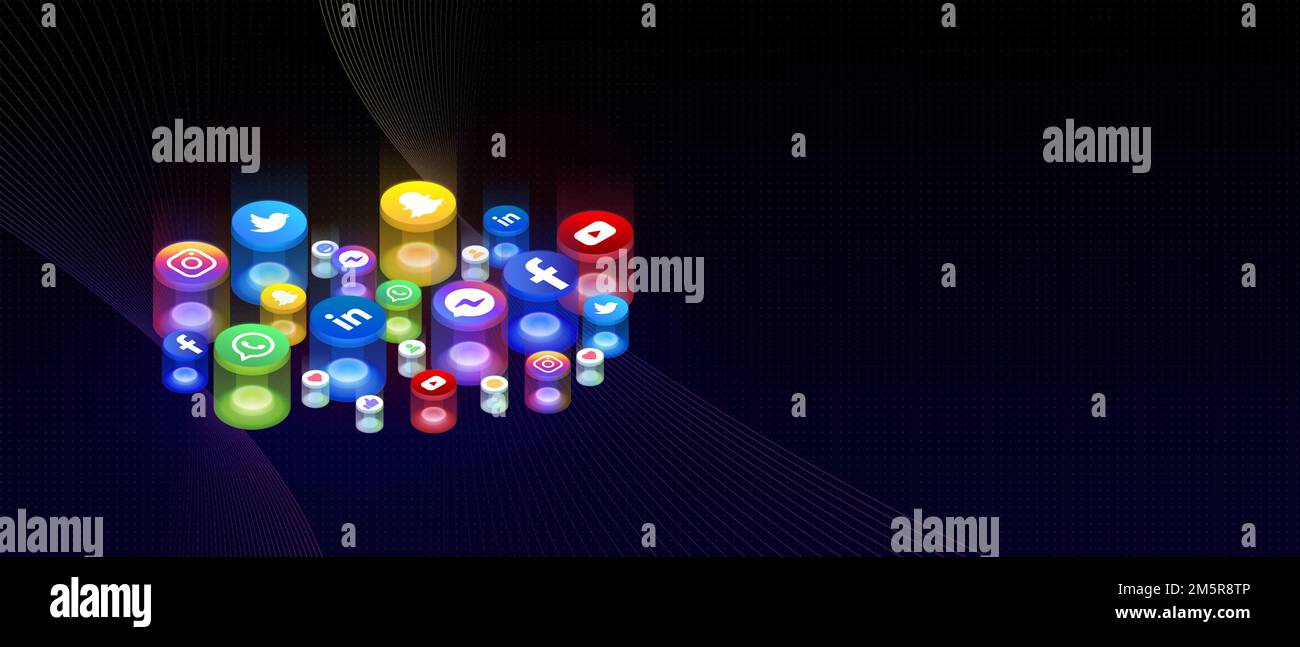 Social media, Comment, Follow, Notifications backdrop, Wallpaper ...