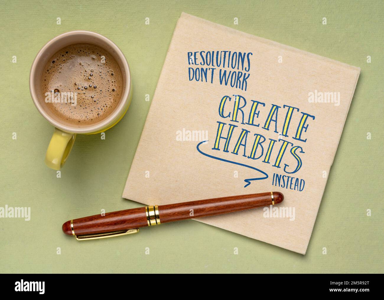 Create a healthy habit hi-res stock photography and images - Alamy