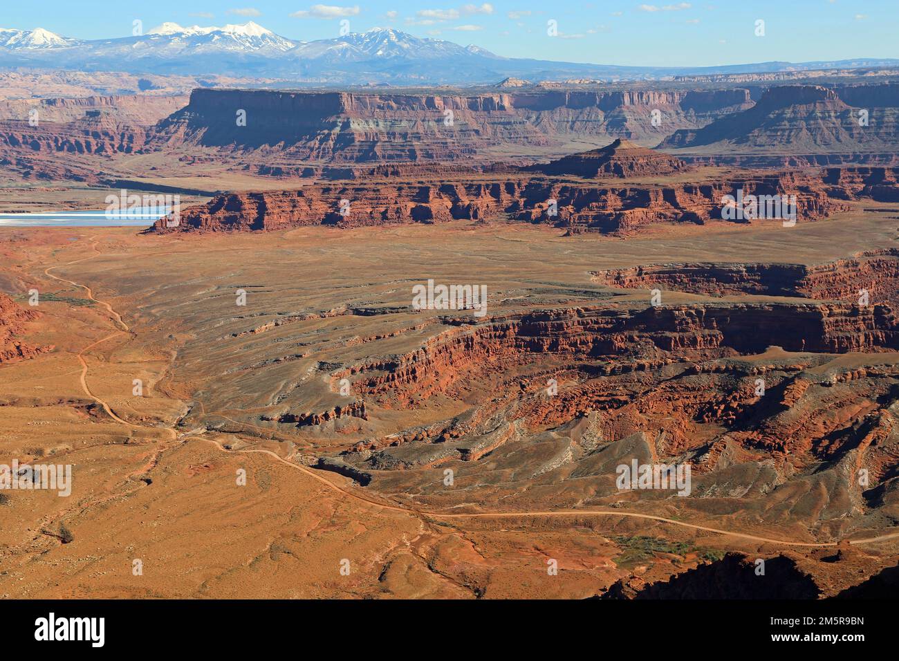 View at famous Potash Road - Utah Stock Photo - Alamy