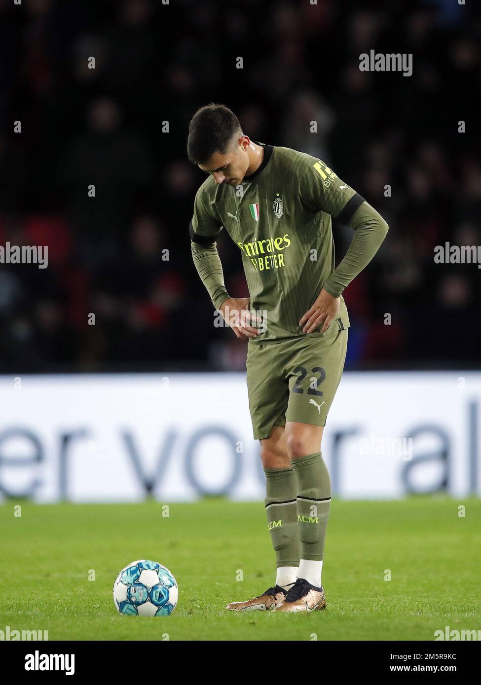 Eindhoven, Netherlands. 30th Dec, 2022. EINDHOVEN - Marko Lazetic of AC ...
