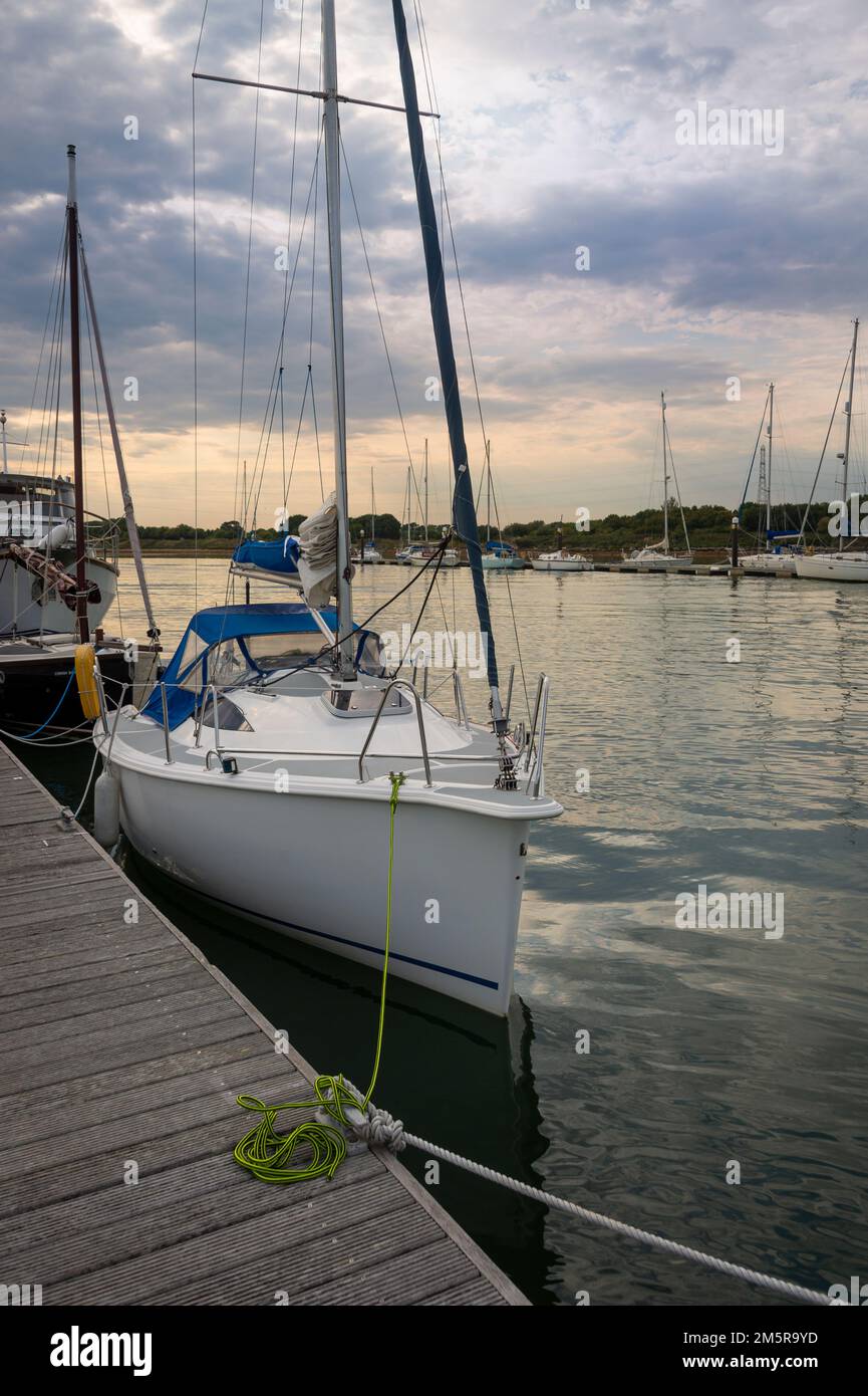 Luxury yacht on mooring hi-res stock photography and images - Alamy