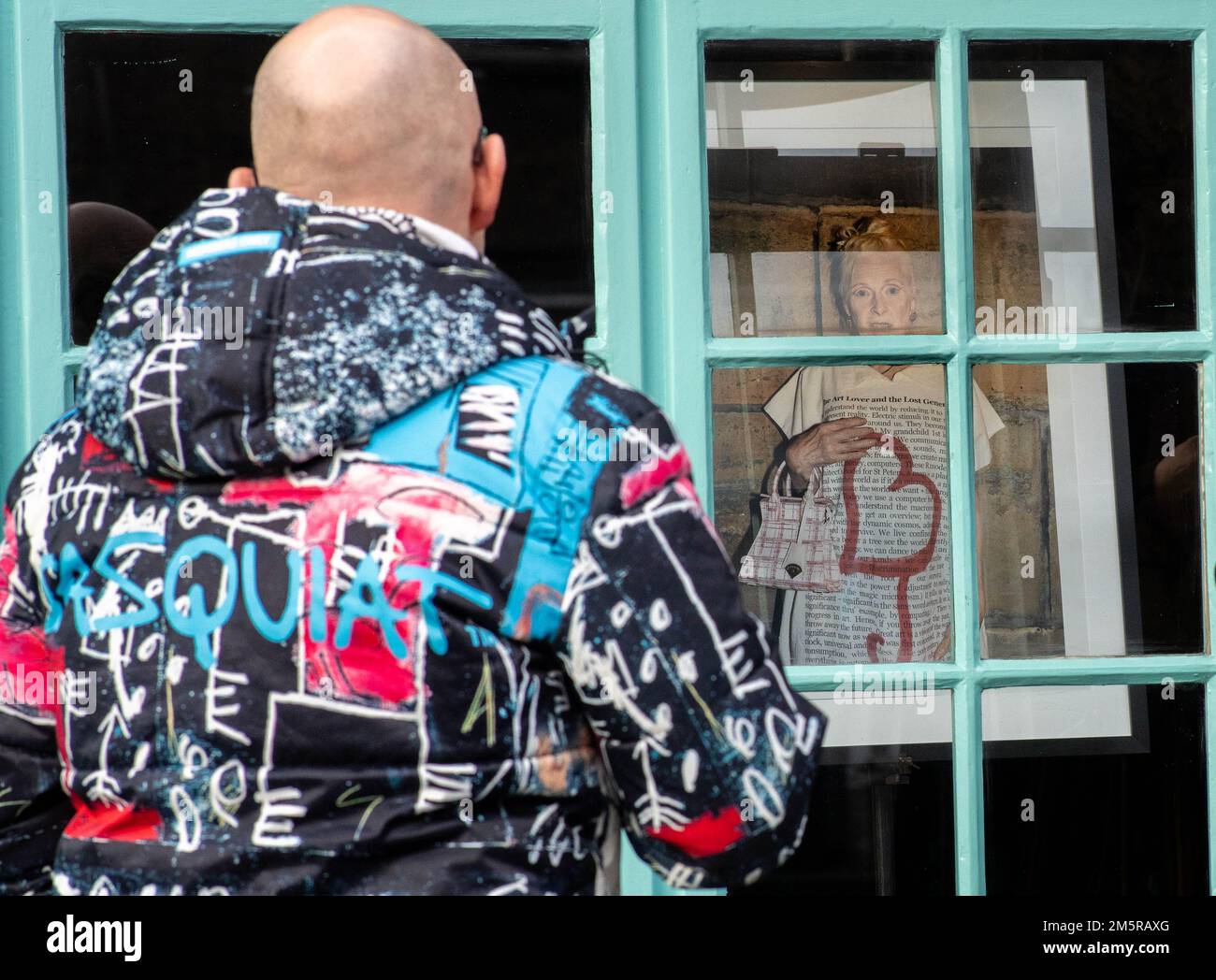 Members of the public at Vivienne Westwood Worlds End store on Kings ...