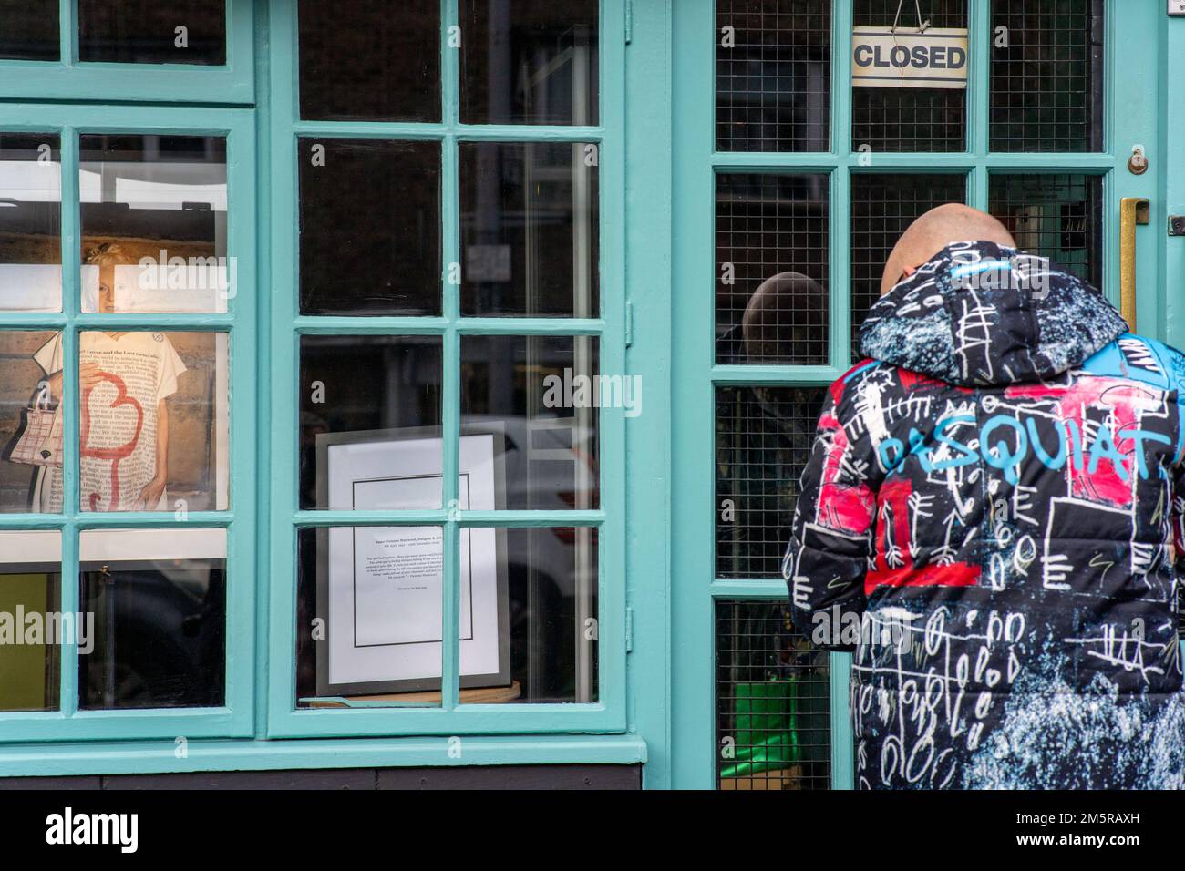 Members of the public at Vivienne Westwood Worlds End store on Kings ...