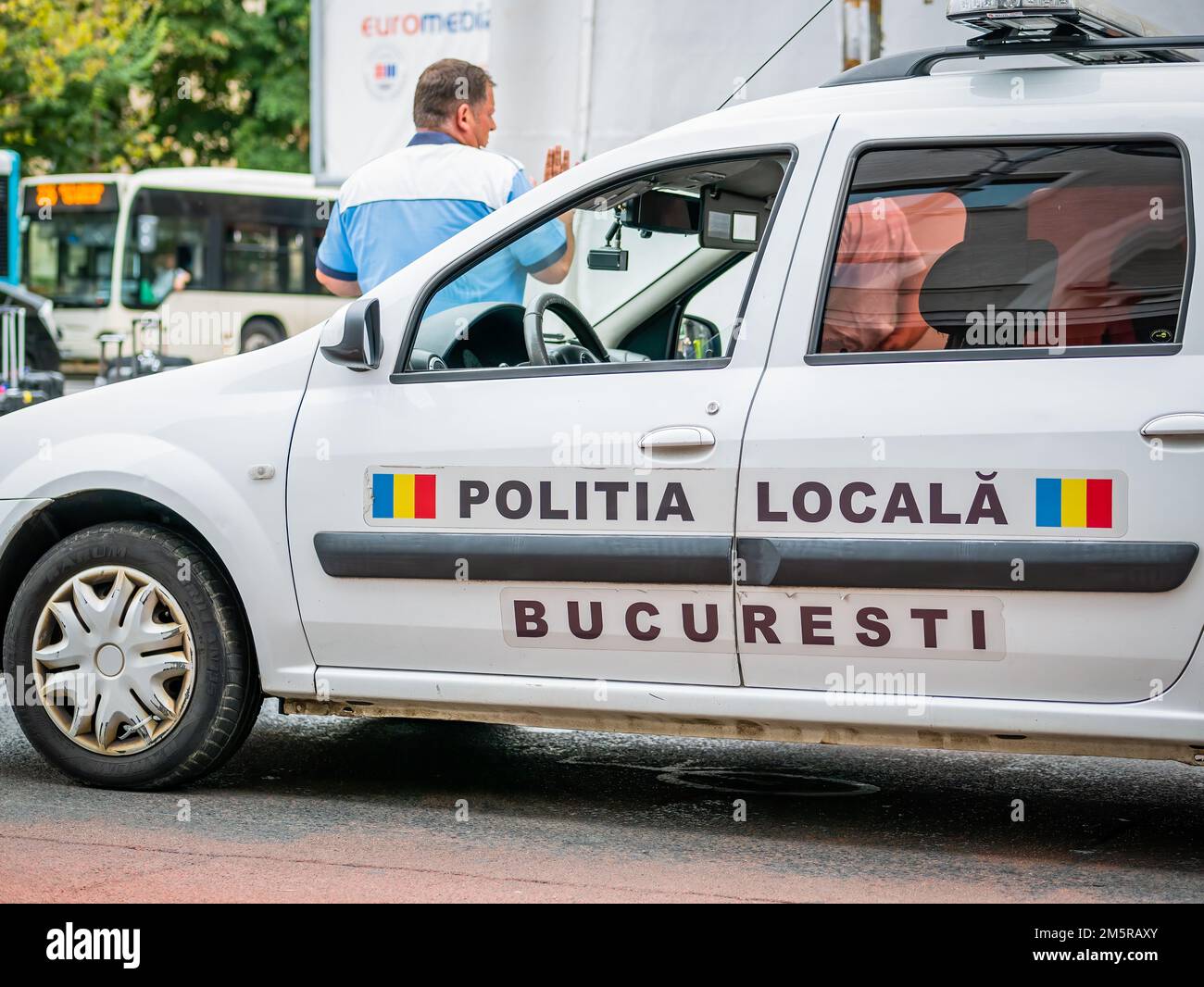 Romania police car hi-res stock photography and images - Alamy