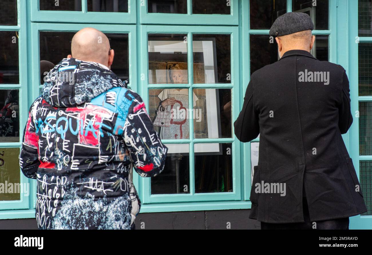 Members of the public at Vivienne Westwood Worlds End store on Kings ...