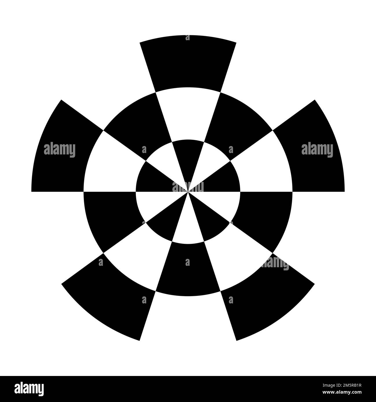 Round quilt symbol icon illustration Stock Photo - Alamy