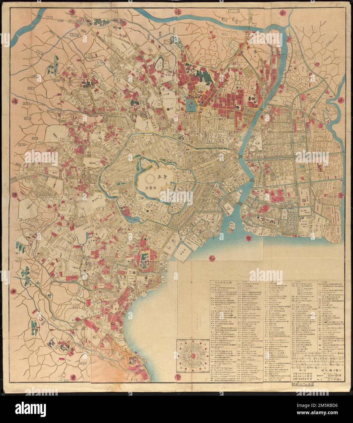 Ansei kaisei Oedo ōezu = Map of Jeddo. Cover title. Originally ...