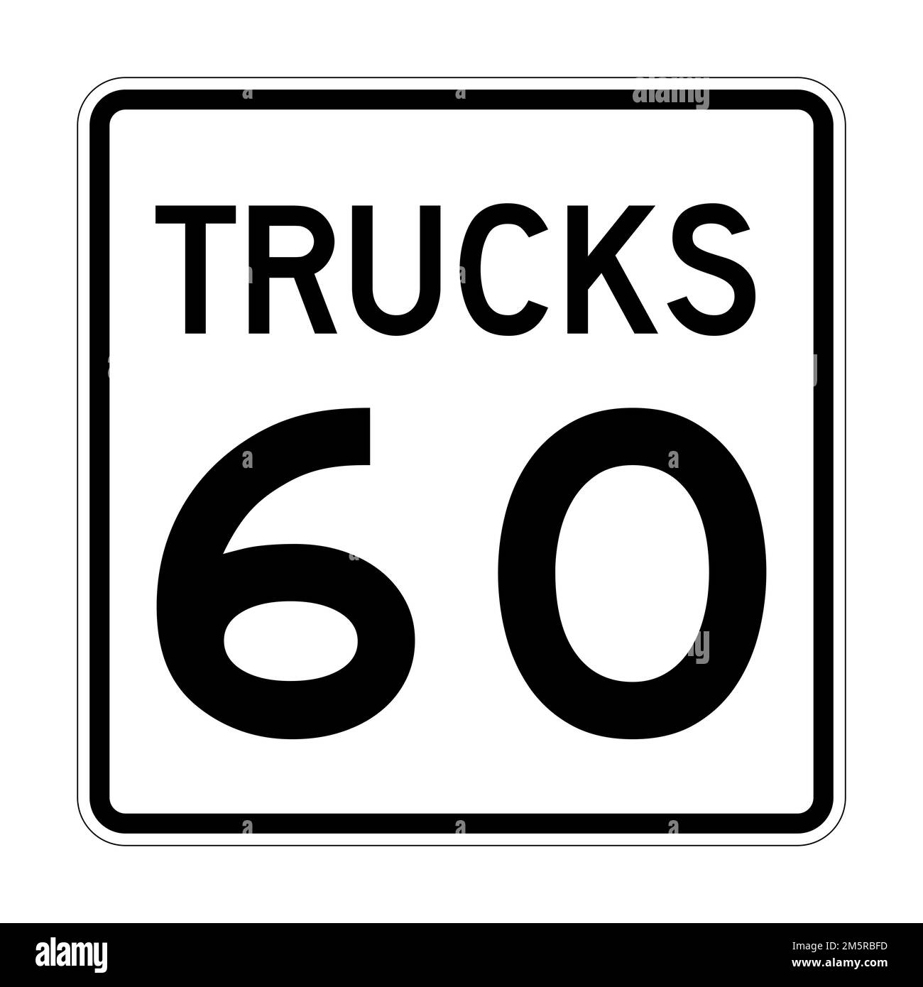 60 mph sign Cut Out Stock Images & Pictures - Alamy