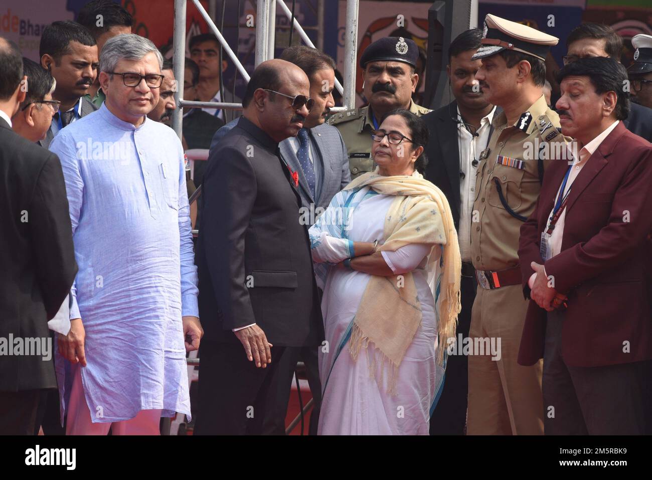 A controversy erupted at the inauguration ceremony of West Bengal's ...