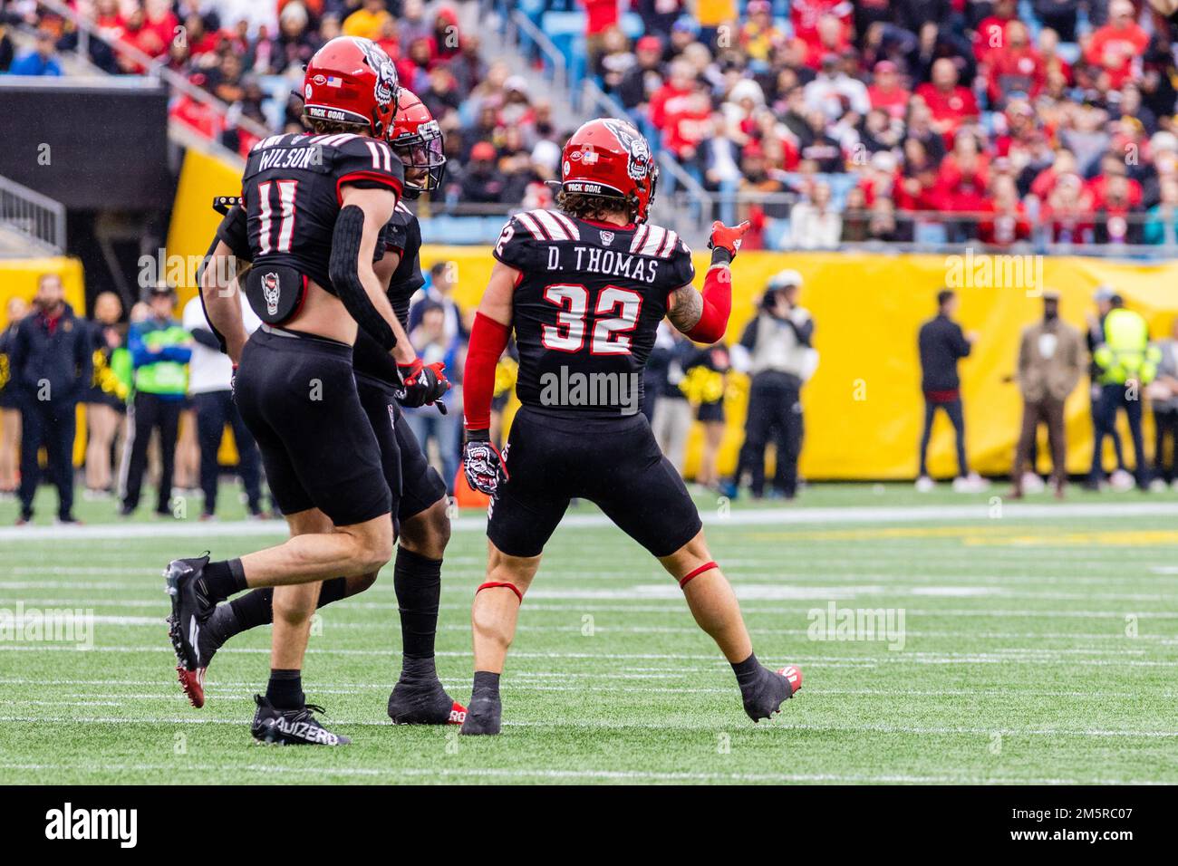 Charlotte, NC, USA. 30th Dec, 2022. North Carolina State Wolfpack ...
