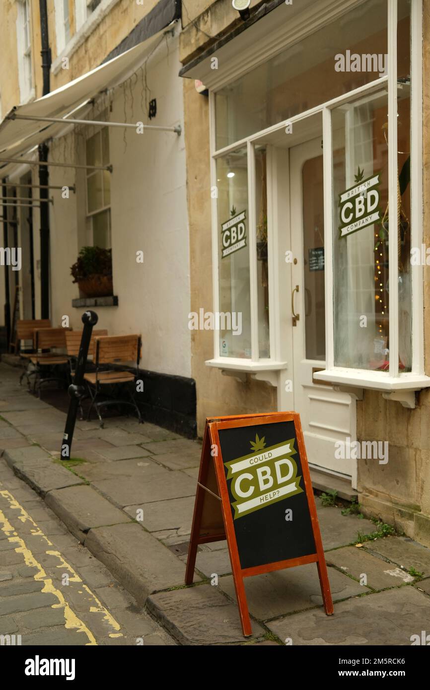 November 2022 - CBD shop in Bath, England, UK Stock Photo - Alamy