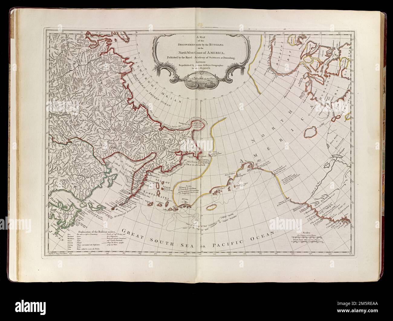 A map of the discoveries made by the Russians on the North West coast ...