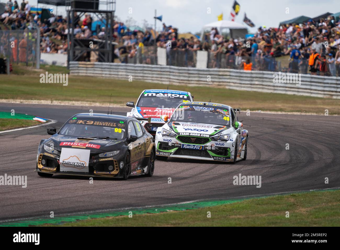 BTCC British Touring Car Championship Truxton Round 22 Stock Photo - Alamy