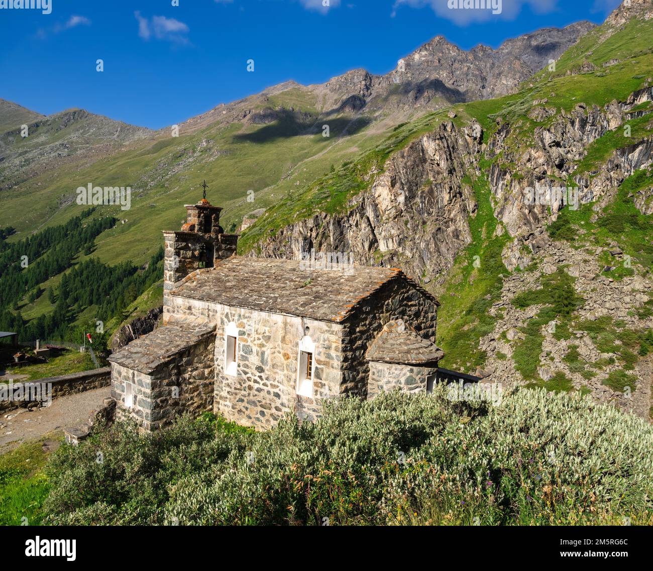 Built in 1930 by the workers of the first Dixence dam, the St-Jean ...