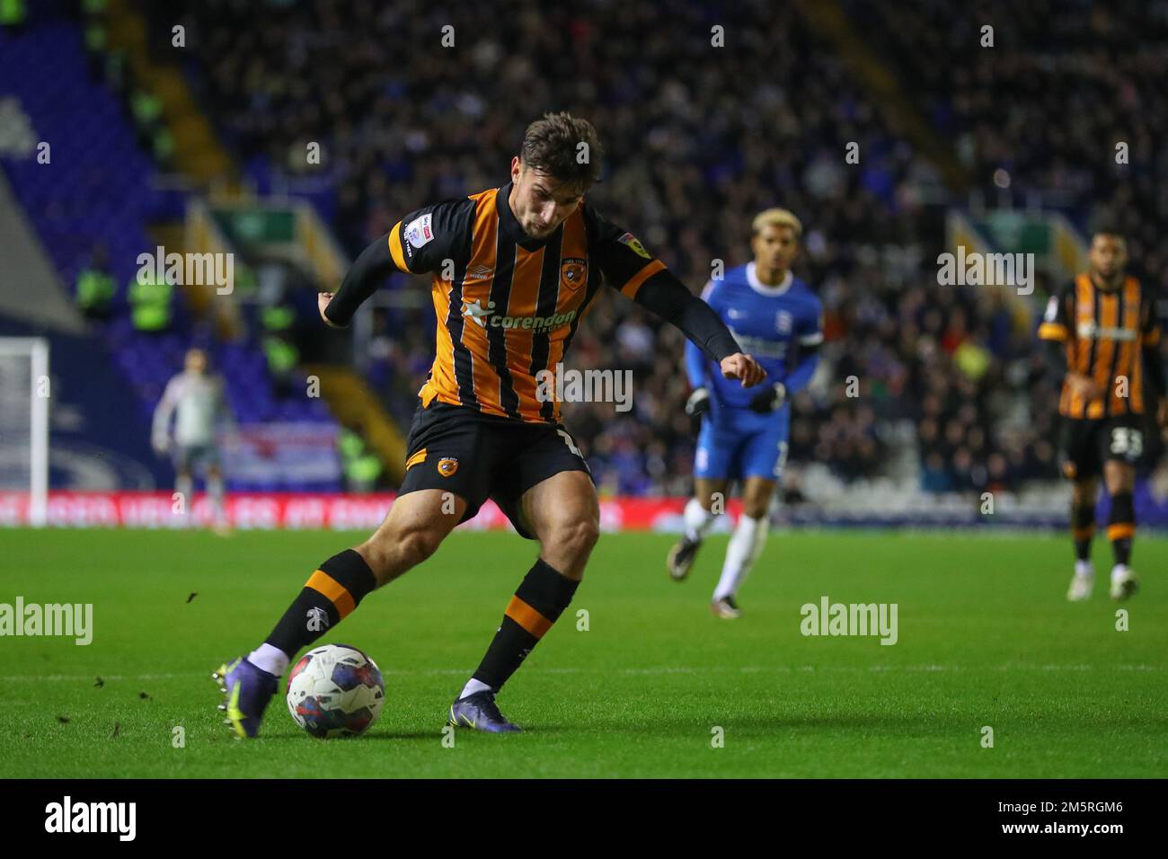 Ryan Longman #16 of Hull City has a shot at goal during the Sky Bet ...
