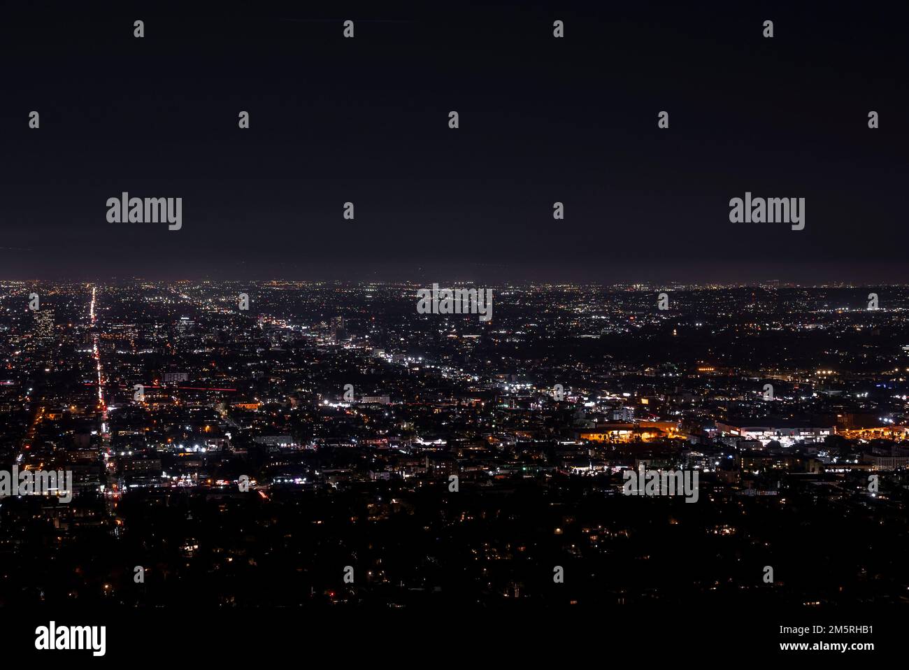 Dark shot skyscraper night aerial hi-res stock photography and images ...