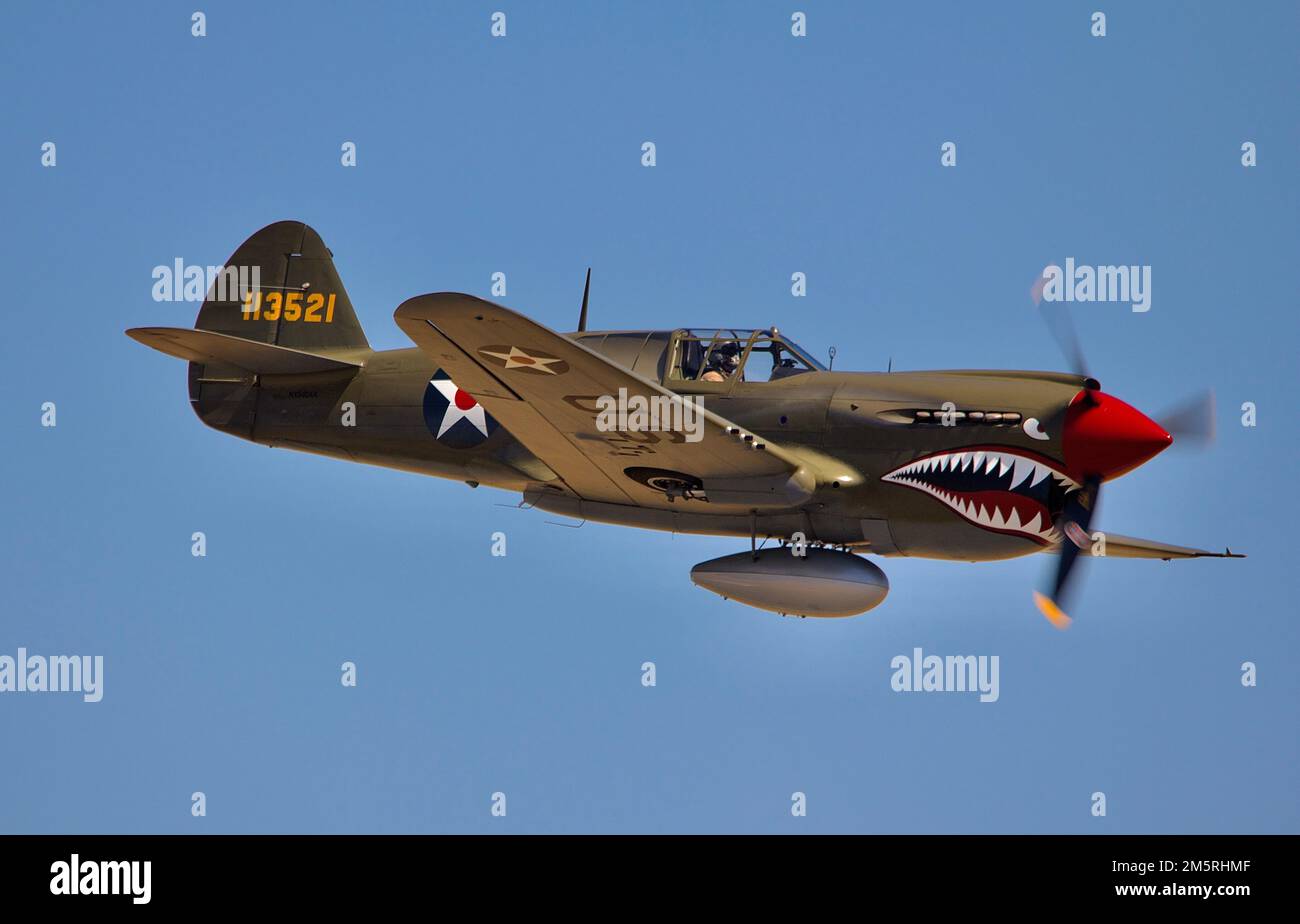 Curtiss P40 Warhawk Stock Photo - Alamy