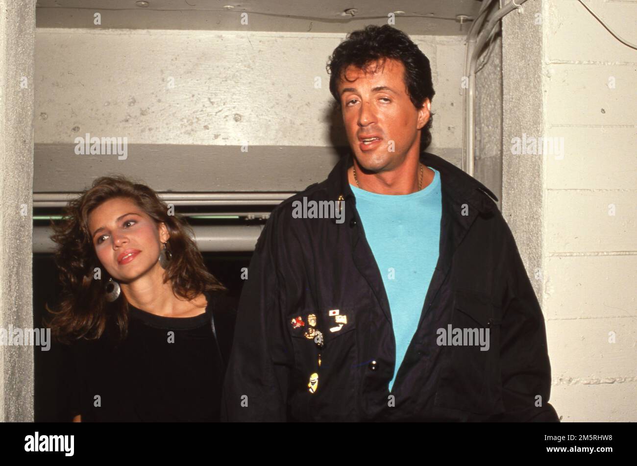Sylvester Stallone and Elizabeth Nicole Circa 1980's Credit: Ralph ...