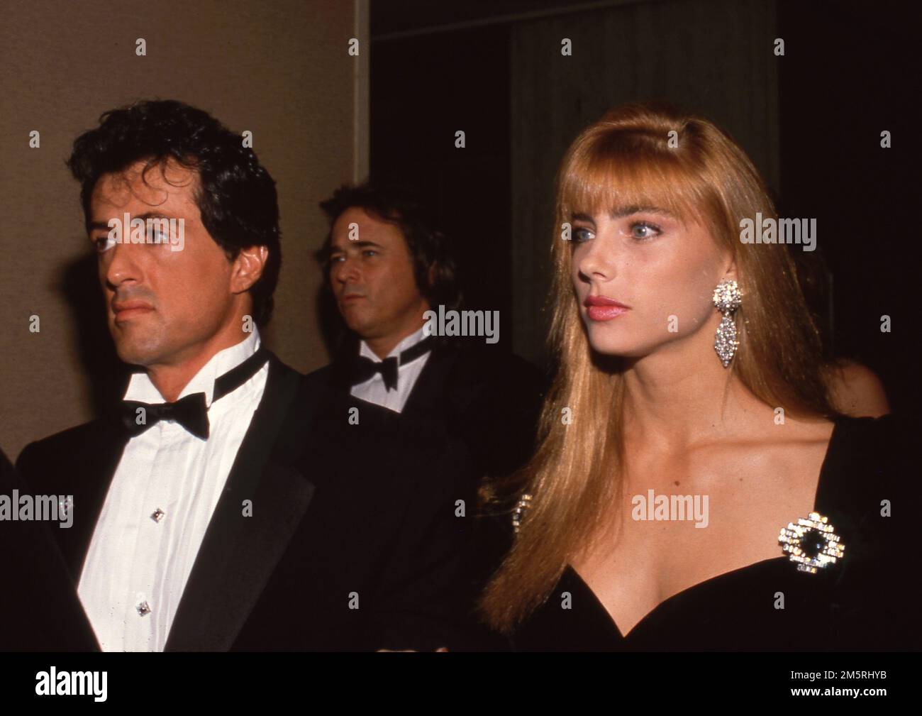Sylvester Stallone and Jennifer Flavin Circa 1980's Credit: Ralph ...