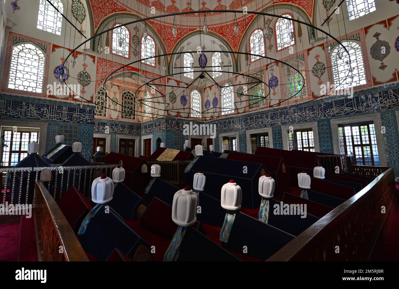 In the Tomb of Hatice Turhan in Istanbul, Turkey, one Ottoman sultan ...