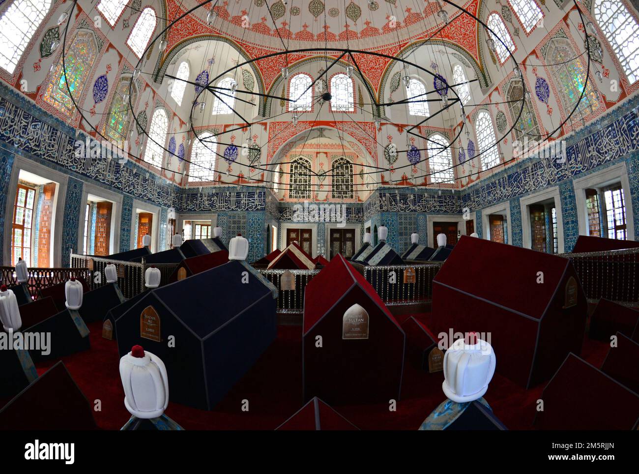 In the Tomb of Hatice Turhan in Istanbul, Turkey, one Ottoman sultan ...