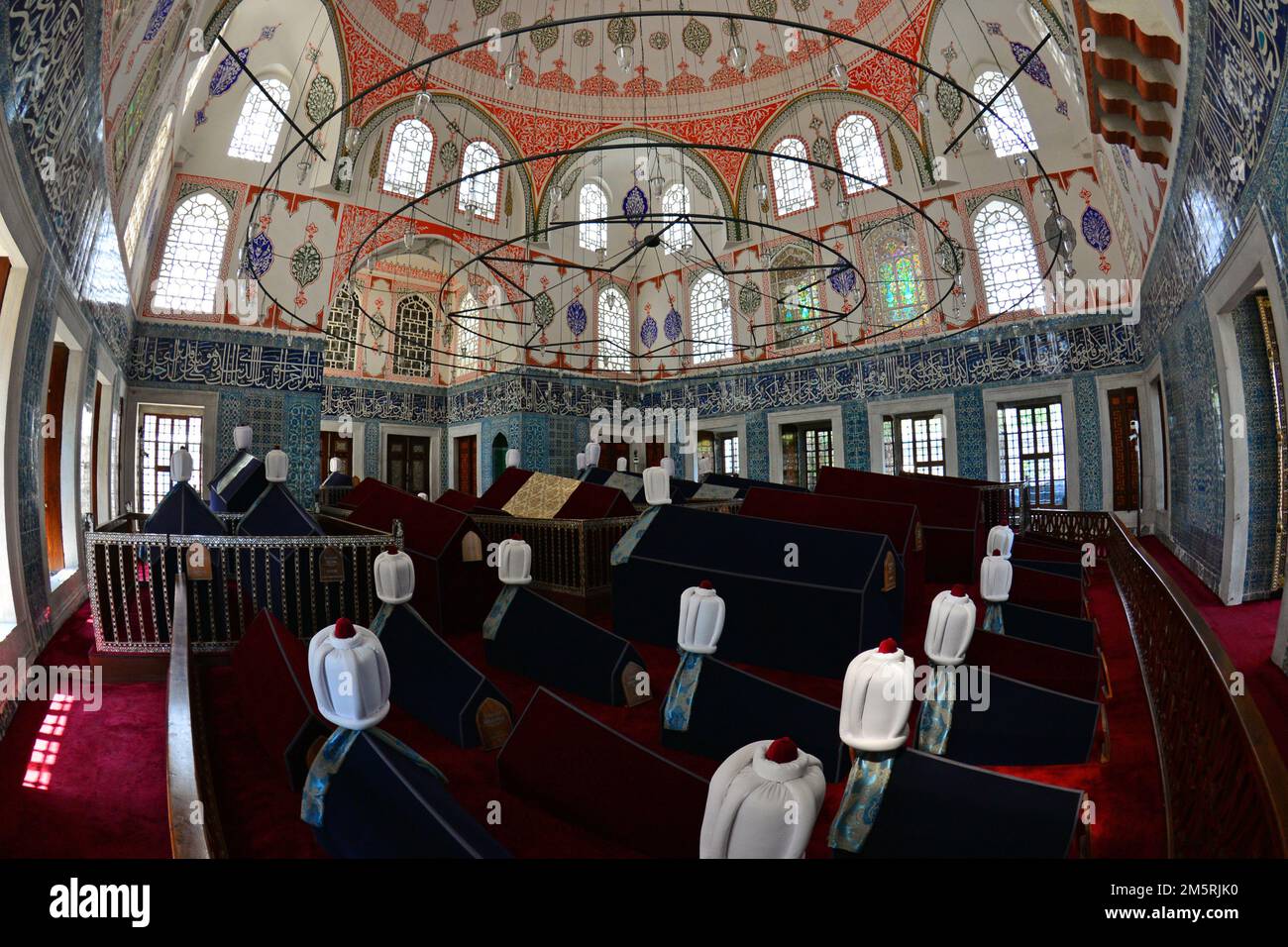 In the Tomb of Hatice Turhan in Istanbul, Turkey, one Ottoman sultan ...