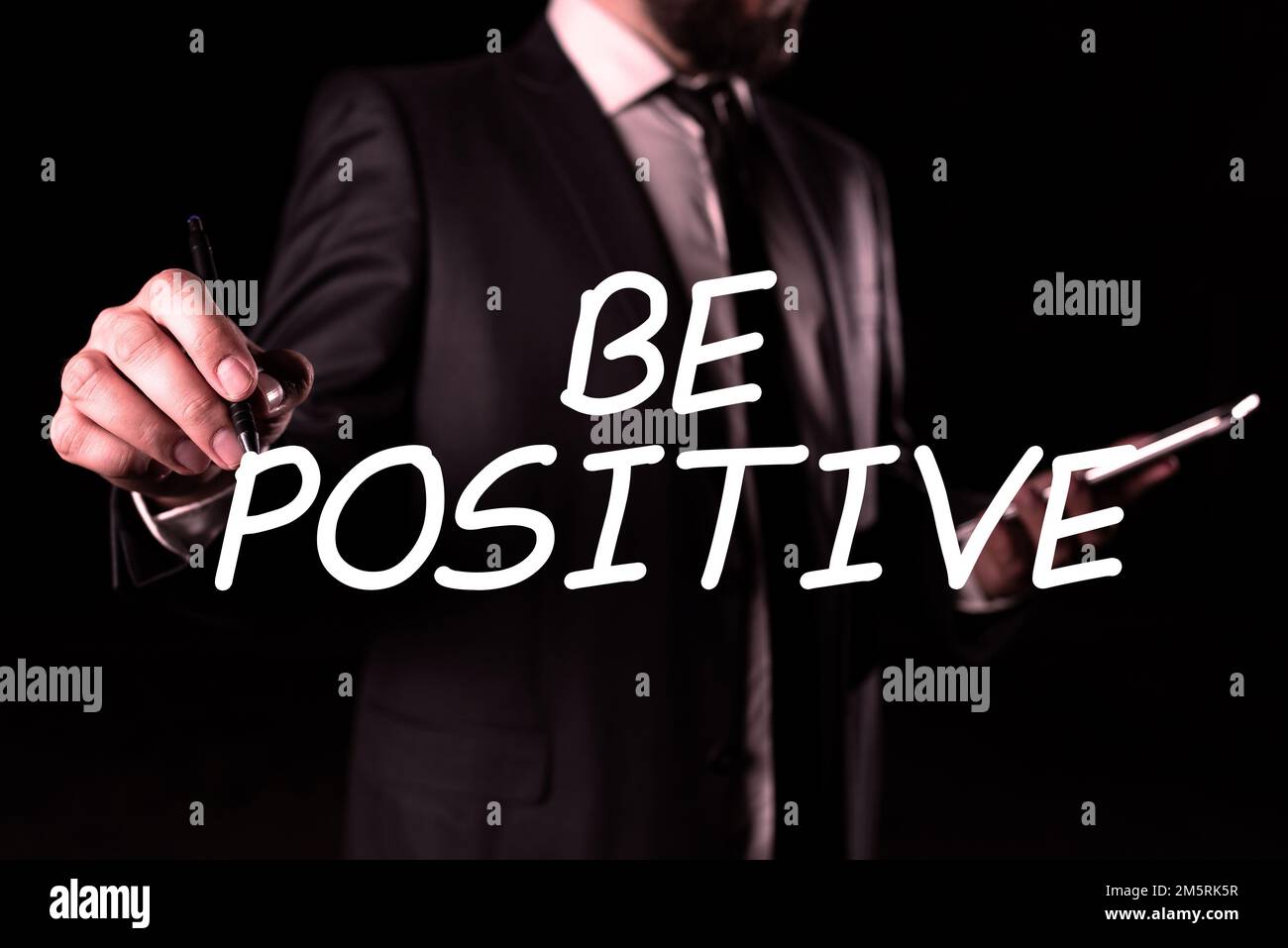Inspiration showing sign Be Positive. Internet Concept giving cause for ...