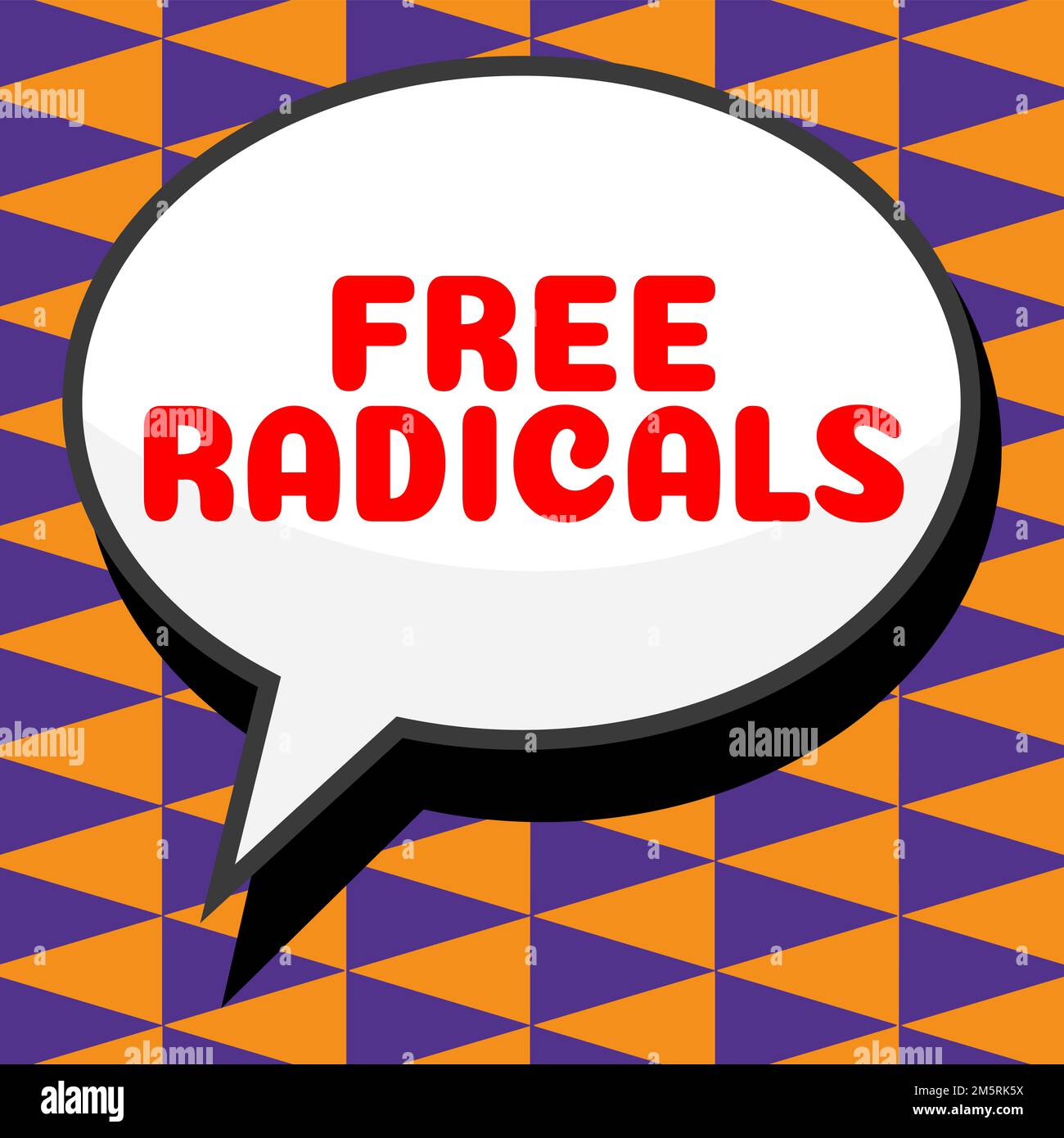 Inspiration showing sign Free Radicals. Conceptual photo produced in ...