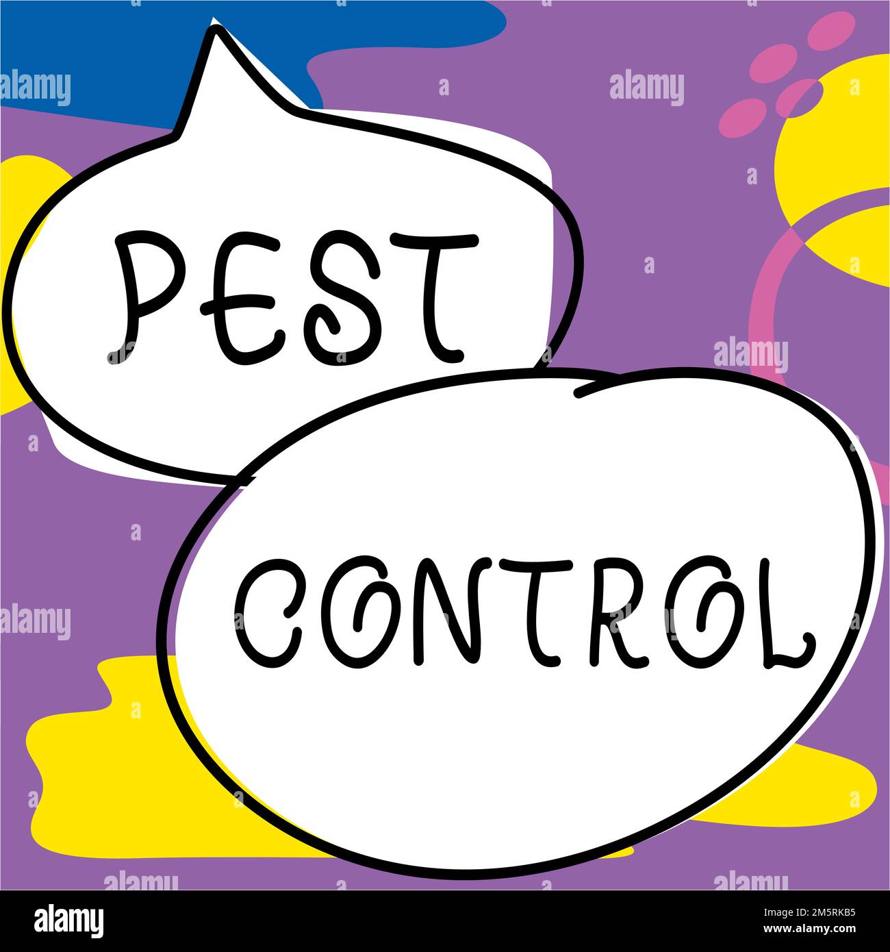 Conceptual caption Pest Control. Business showcase Killing destructive ...
