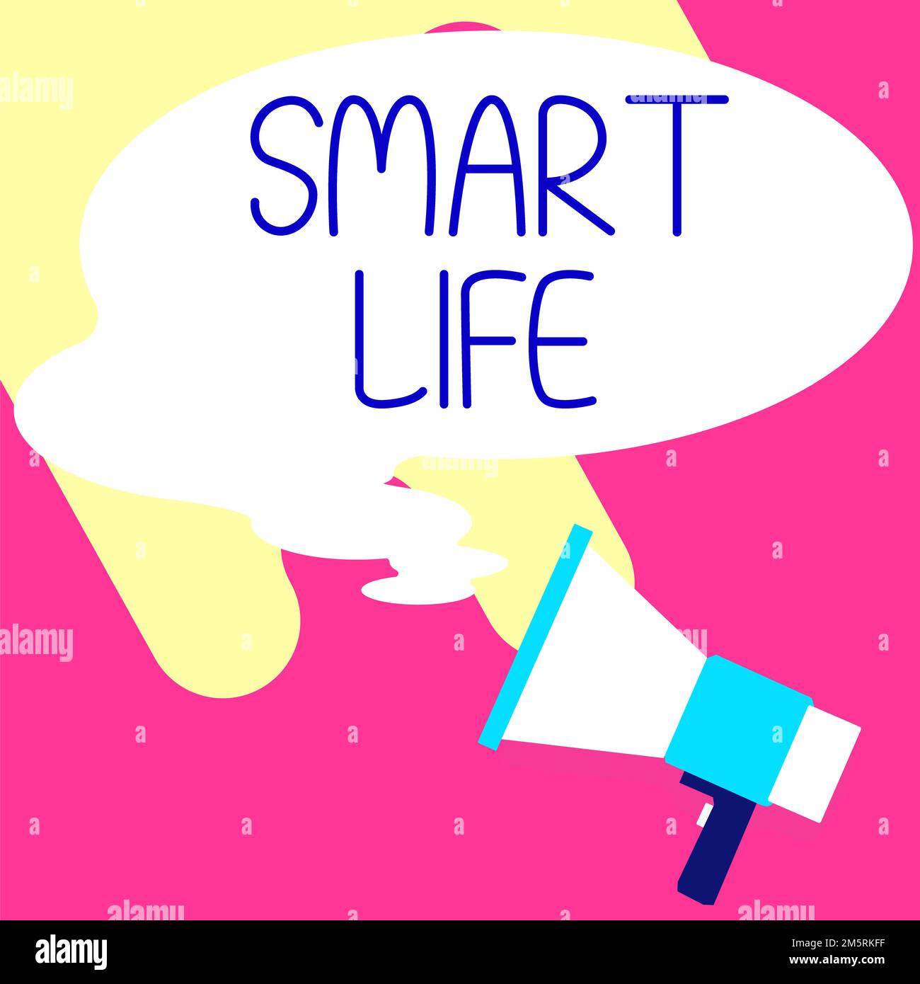 Sign displaying Smart Life. Conceptual photo approach conceptualized ...