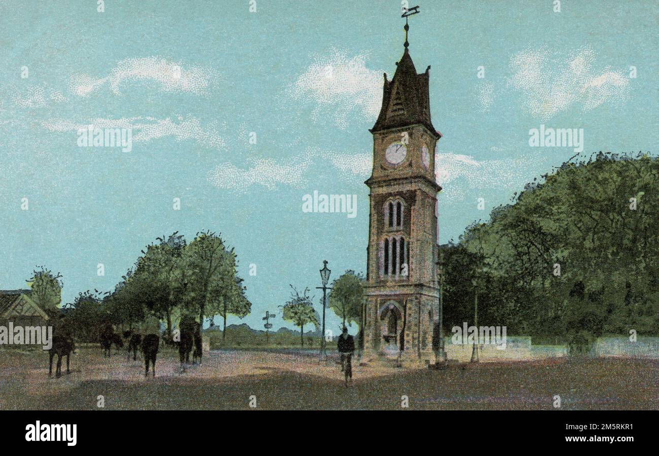 Clock tower newmarket Stock Photo - Alamy