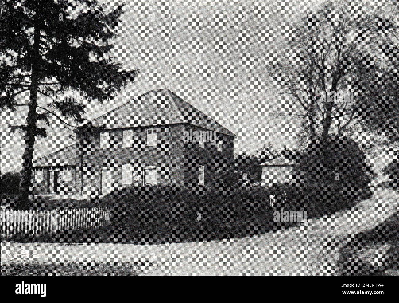 Congregation hallChapel Wickhambrook Suffolk Nr Newmarket 1904 Stock ...