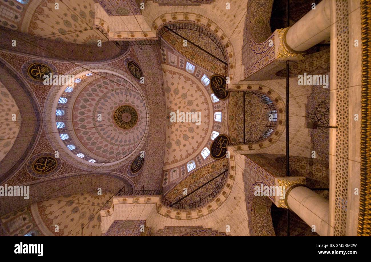 Located in Istanbul, Turkey, the New Mosque was built between 1597 and ...