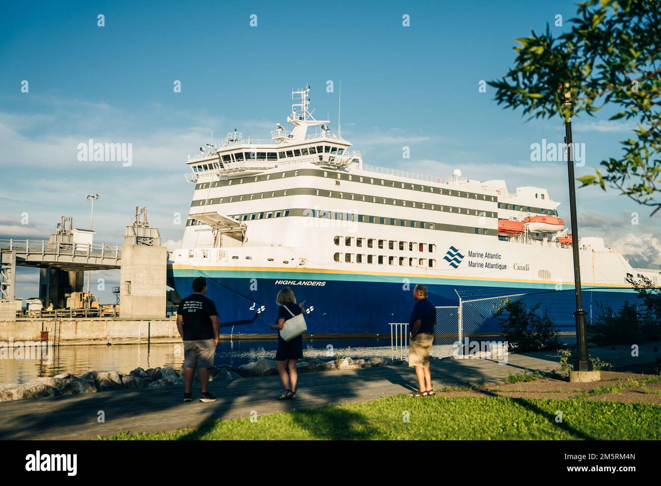 North Sydney, Nova Scotia, Canada - Oct, 2022 Ferry docked at North ...