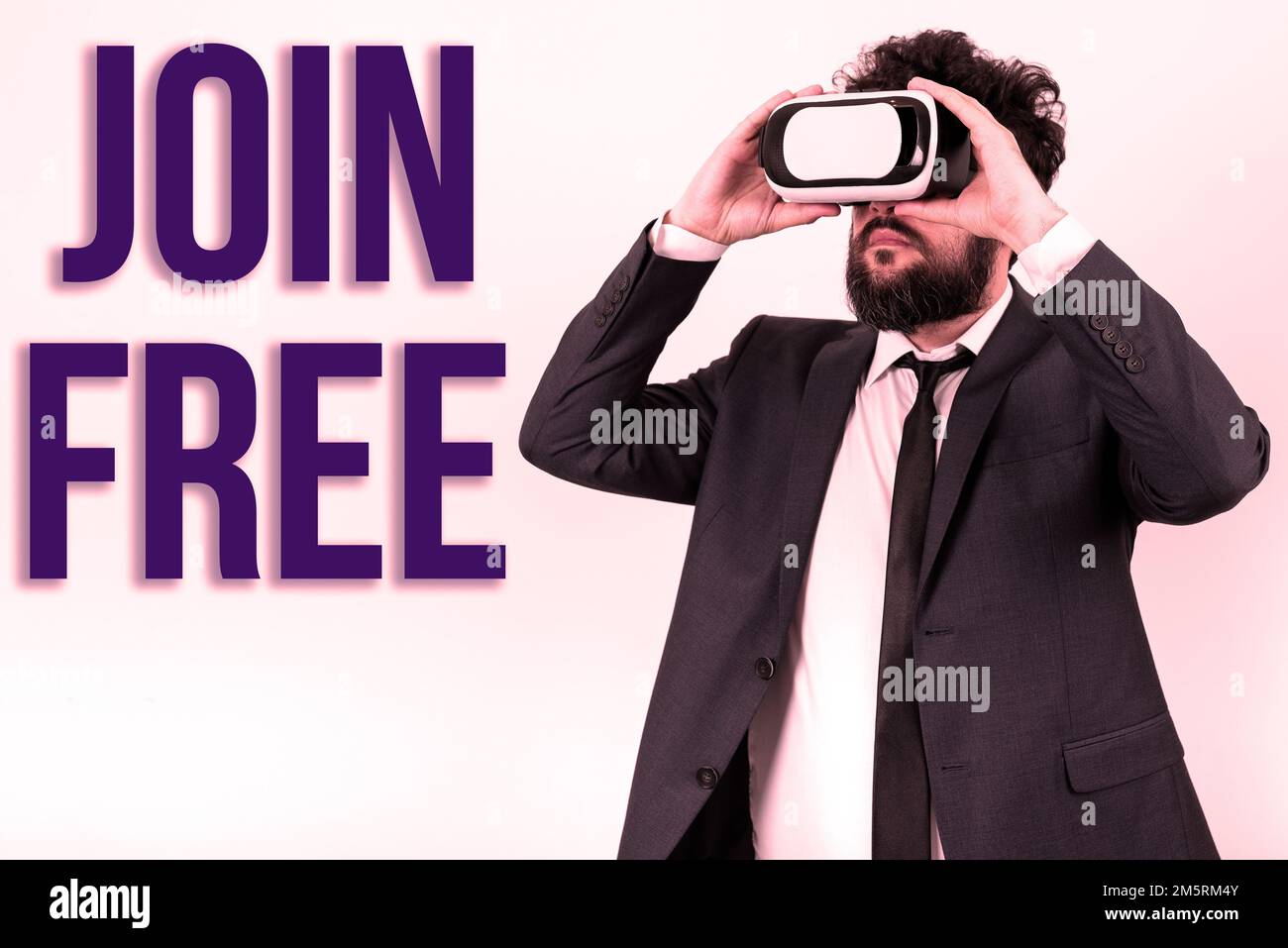 Sign displaying Join Free. Business overview the act or an instance of ...