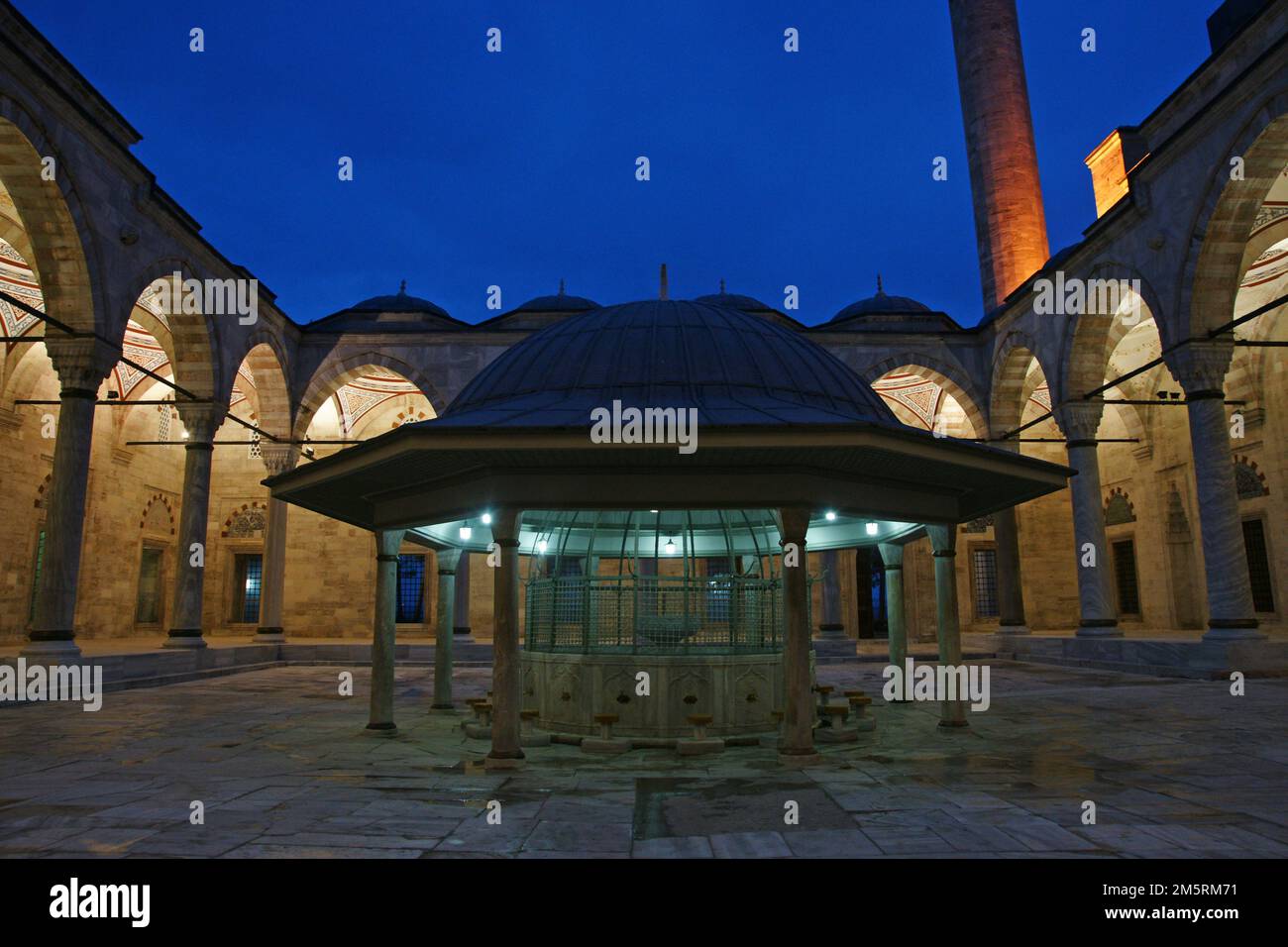 Located in Istanbul, Turkey, Yavuz Sultan Selim Mosque was built in ...