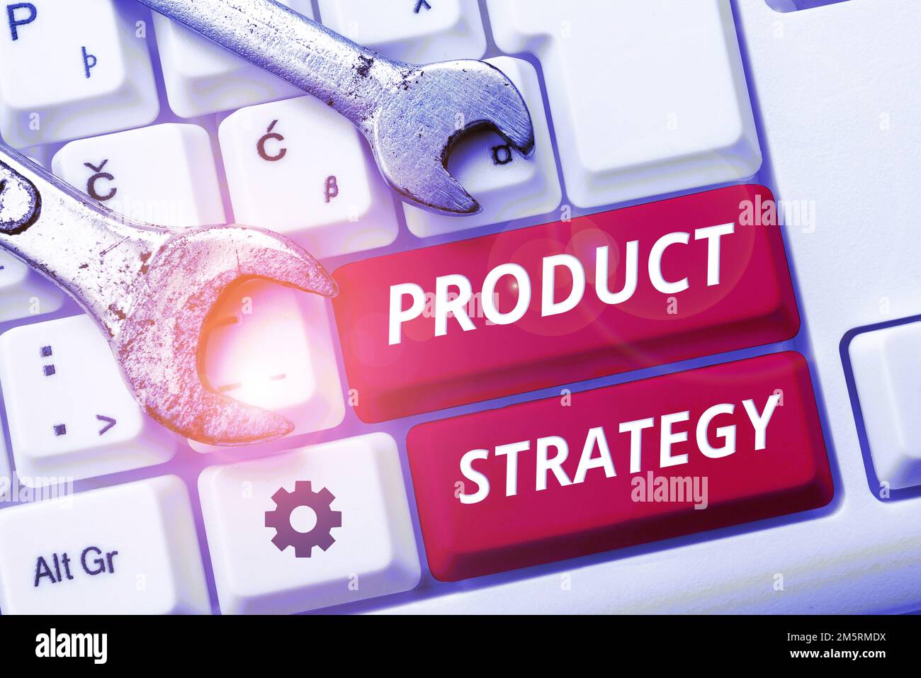 Inspiration showing sign Product Strategy. Conceptual photo long term ...