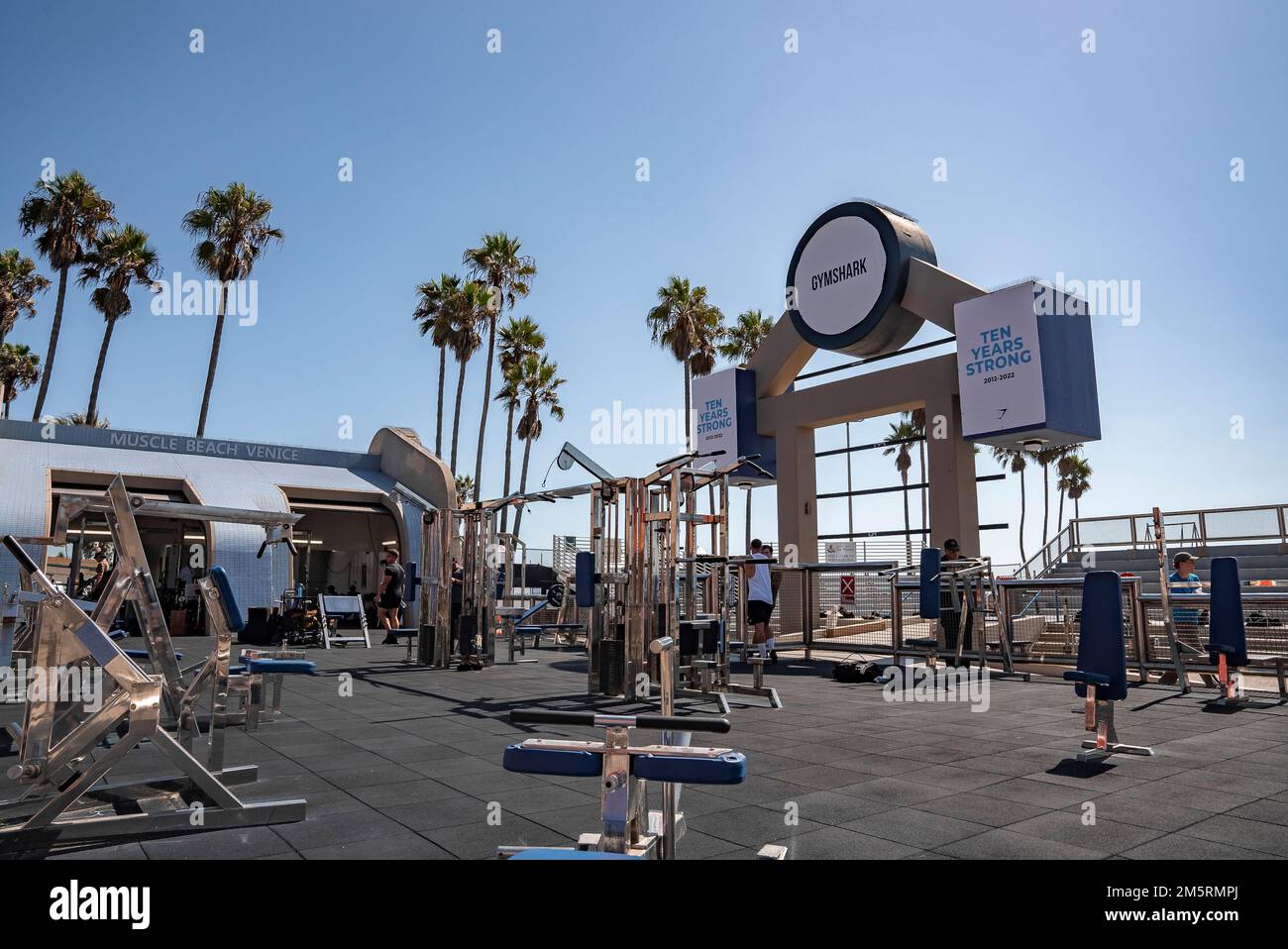 Bodybuilding muscle beach venice beach hi-res stock photography and ...