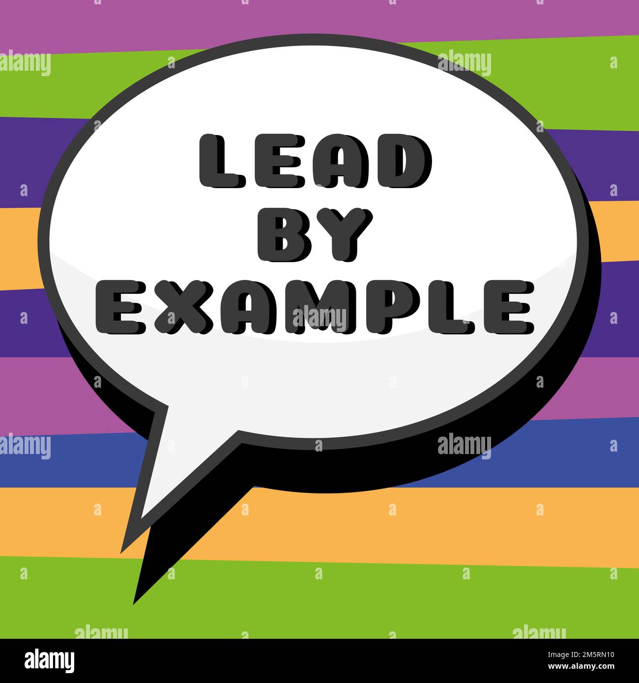 Text showing inspiration Lead By Example. Word for Be a mentor leader ...