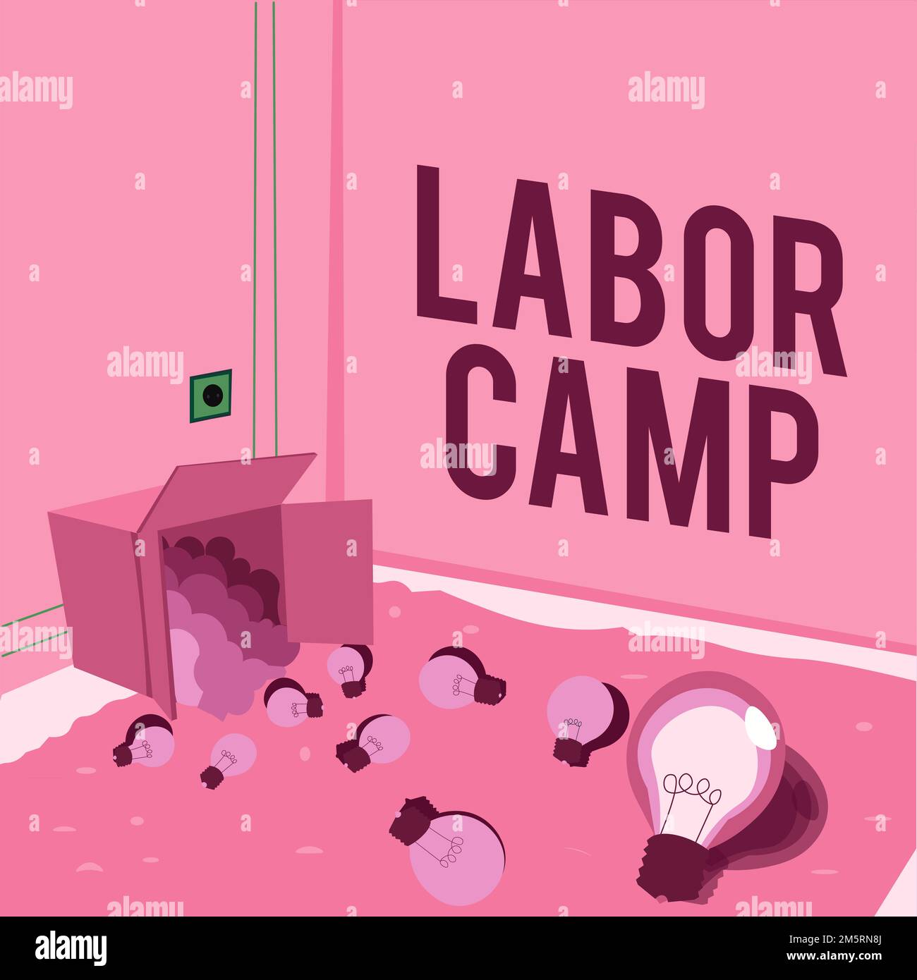Hand writing sign Labor Camp. Business showcase a penal colony where ... Hand writing sign Labor Camp. Business showcase a penal colony where ...
