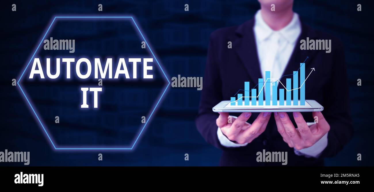 Conceptual display Automate It. Word for convert process or facility to ...