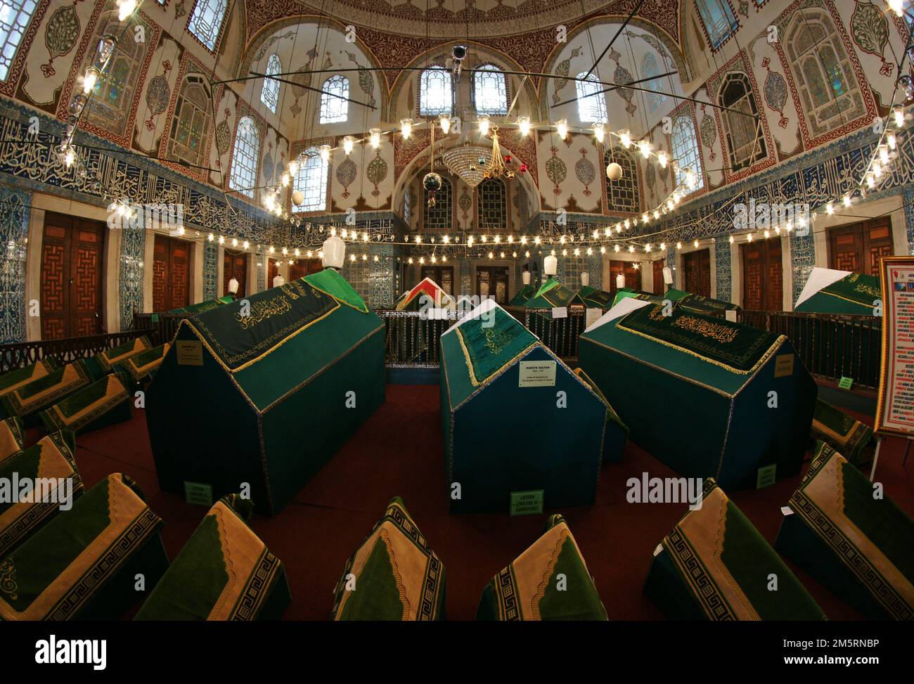 In the Tomb of Hatice Turhan in Istanbul, Turkey, one Ottoman sultan ...