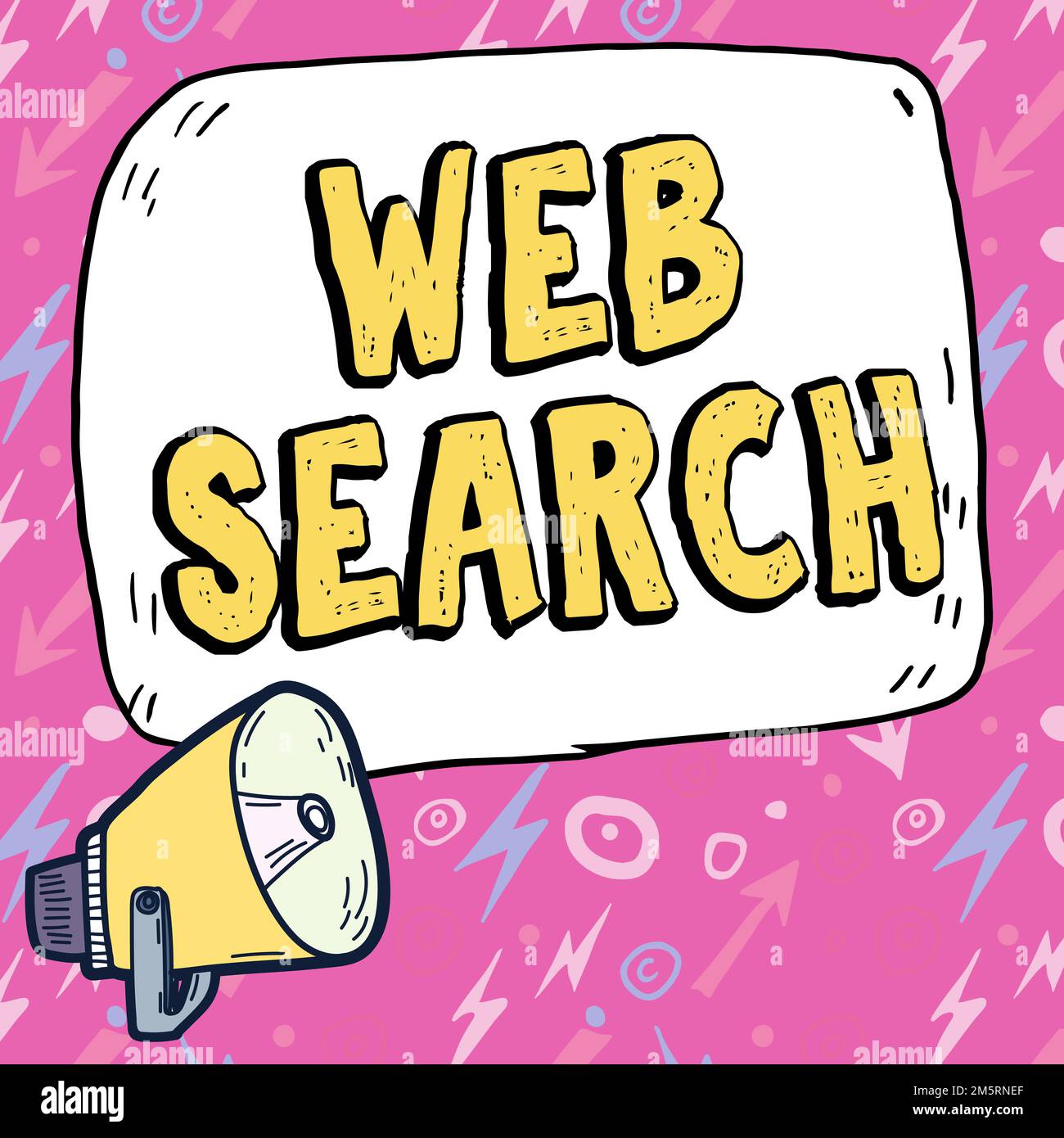 Sign displaying Web Search. Business concept software system designed ...